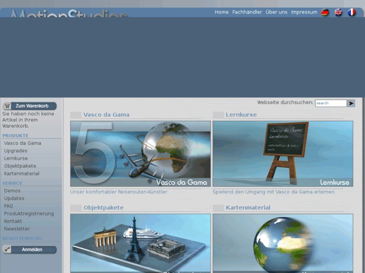 Motionstudios.de: MotionStudios: Animierte Reiserouten - Vasco Da Gama - Photo Motion