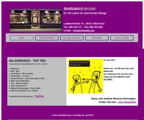 Shirokko.de: SHIROKKO MUSIK