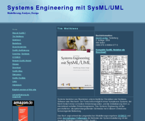 System-modellierung.de: Systems Engineering mit SysML/UML