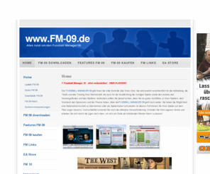 Fm-09.de: Fussball Manager 09 FM 09 EA Sports