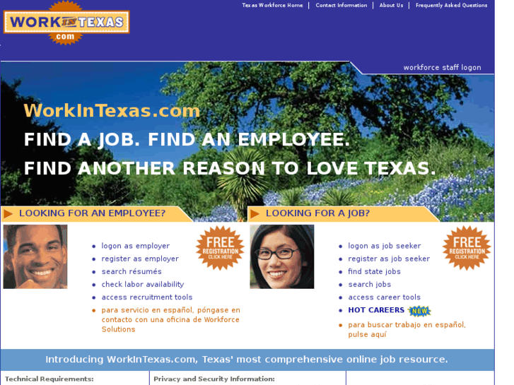 Workintexas.Com: WorkInTexas.com Home: Helping Texans Work Better.