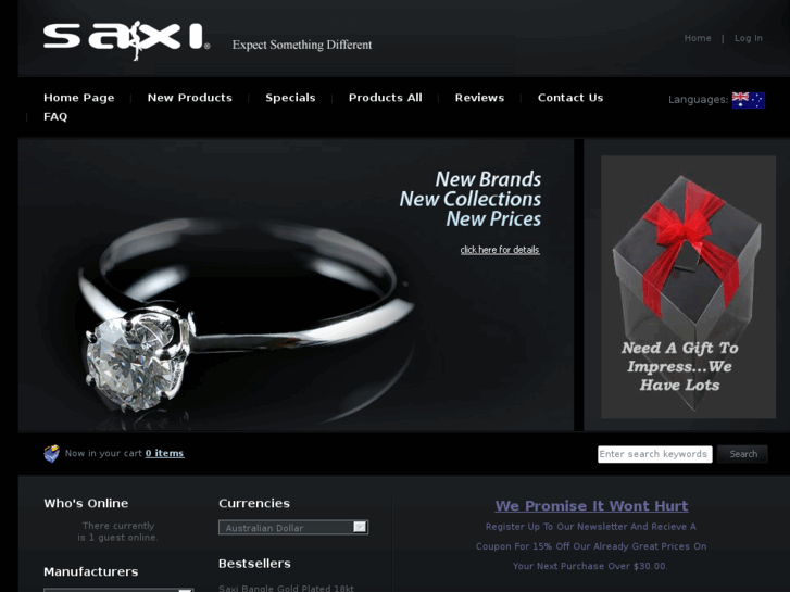 Saxi.Com.Au: Saxi, Costume Jewellery Store Online