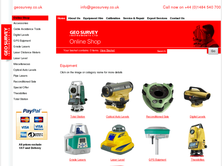 Geosurvey.Co.Uk: Geo survey instruments , surveying equipment , total ...