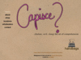 Capiscebags.com: Capisce?