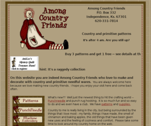 Amongcountryfriends.com: Patterns for dolls, quilts, Raggedy Ann, Santa ...