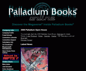 Palladiumbooks.com: The RPG Megaverse of Palladium Books