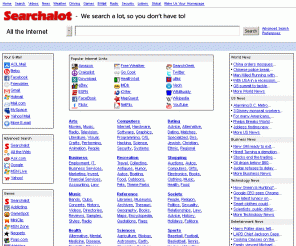 Searchalot.com: Searchalot Search Engine - We search a lot, so you don ...