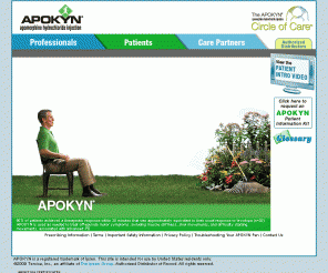 Apokyn.com: APOKYN (apomorphine hydrochloride injection) - For the ...