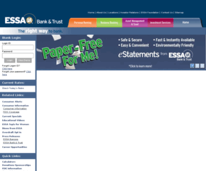 Essabank.com: Home - ESSA Bank And Trust