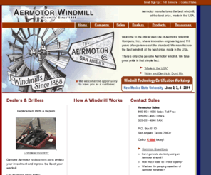 Aermotorwindmill.com: Aermotor Windmill Company Inc.- Economical Energy ...