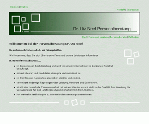 Dr-neef.com: Dr. Utz Neef Personalberatung
