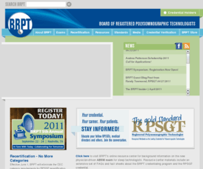 Brpt.org: Board of Registered Polysomnographic Technologists (BRPT)