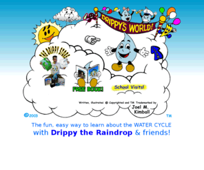 Drippytheraindrop.com: Drippy the raindrop's water cycle - science ...