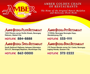 Amber.com.ph: AMBER GOLDEN CHAIN OF RESTAURANTS
