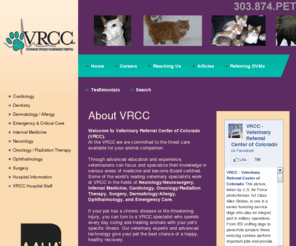 Vrcc.com: Veterinary Referral Center of Colorado - Veterinary Specialty ...