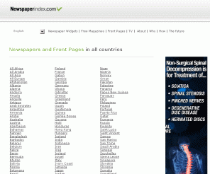 Newspaperindex.com: Newspaper Index - The best online newspapers all ...