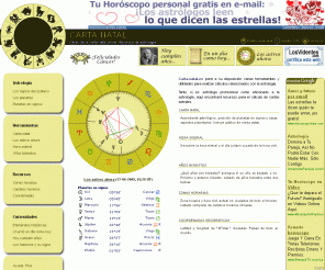 Carta-natal.es: Carta natal online. Recursos de astrología.