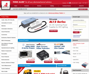 Alliedelec.com: Allied Electronics – Electronic Parts and Components ...