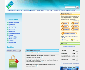 Telkom.co.za: Telkom SA Limited Homepage
