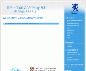 Edron.edu.mx: Welcome to the Edron Academy Web Page | The Edron Academy ...