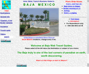 Baja-web.com: Baja California Mexico Guide to Travel, Business ...