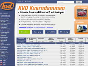 Kvarndammen.se: KVD Kvarndammen. Bilauktion varje vecka. Konkurs ...
