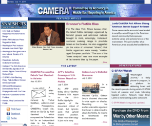 Camera.org: CAMERA: Committee for Accuracy in Middle East Reporting in ...